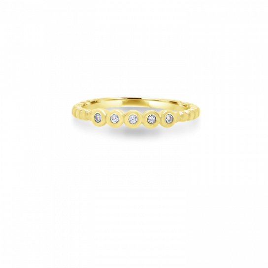 Diamond Bow Stack Ring - Jack Friedman Jewellers
